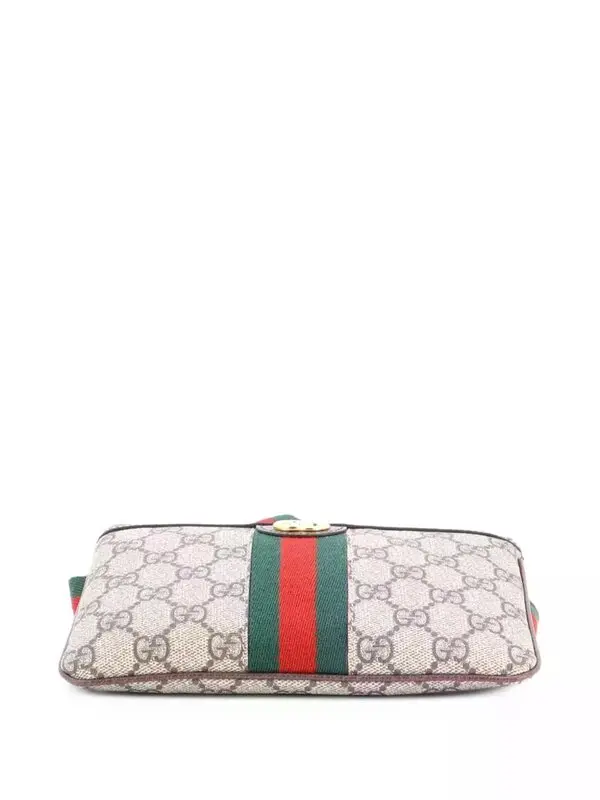 Gucci Ophidia Heart Utility Double Gg Coated Canvas Belt Bag