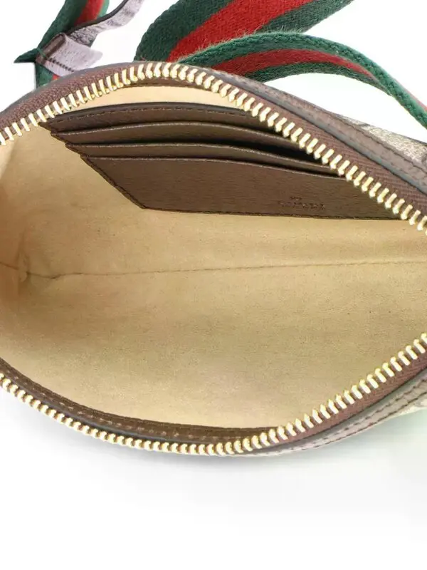 Gucci Ophidia Heart Utility Double Gg Coated Canvas Belt Bag