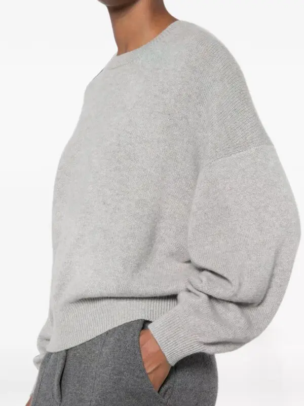 LISA YANG Veira Crew-neck Balloon-sleeve Sweater