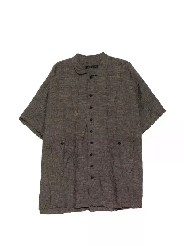 KLASICA Short-sleeve Linen Shirt