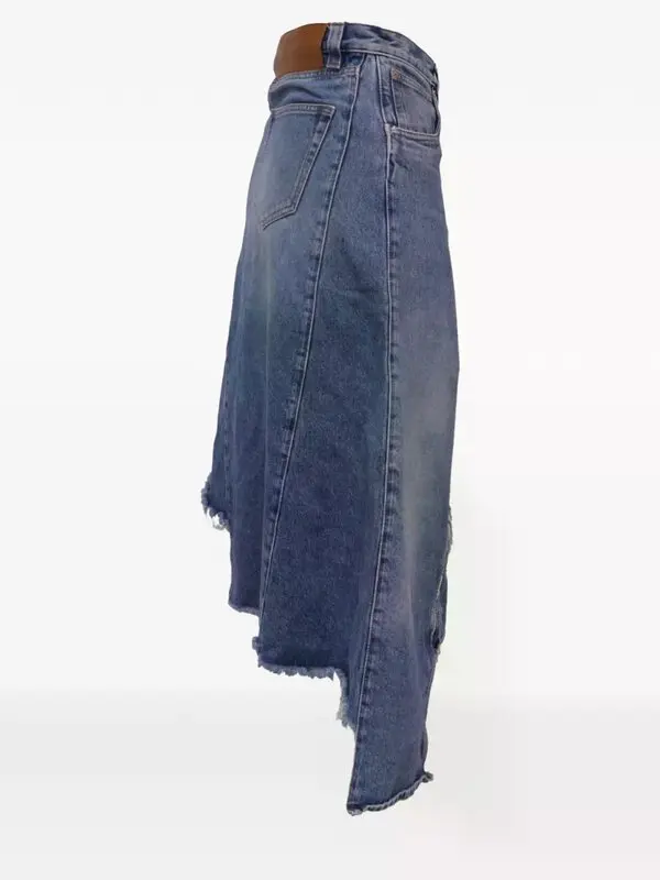Loewe Asymmetric Patchwork Skirt