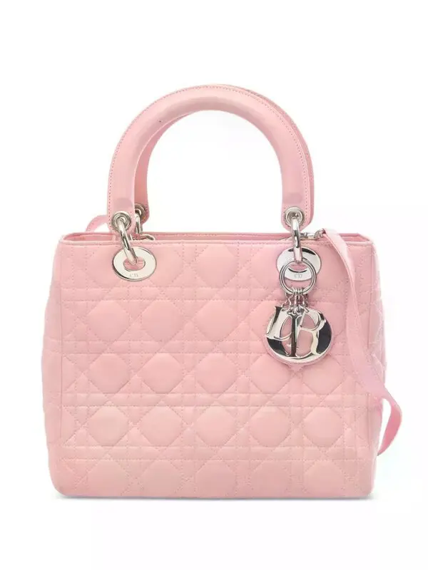 Dior 2000s Lady Tote Bag - Pink