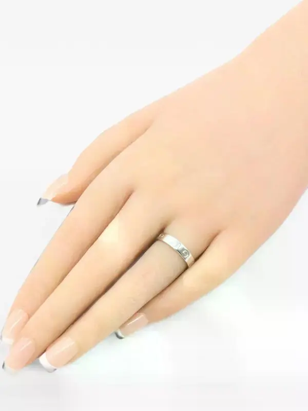 Cartier 18k White Gold Diamond Ring - Silver