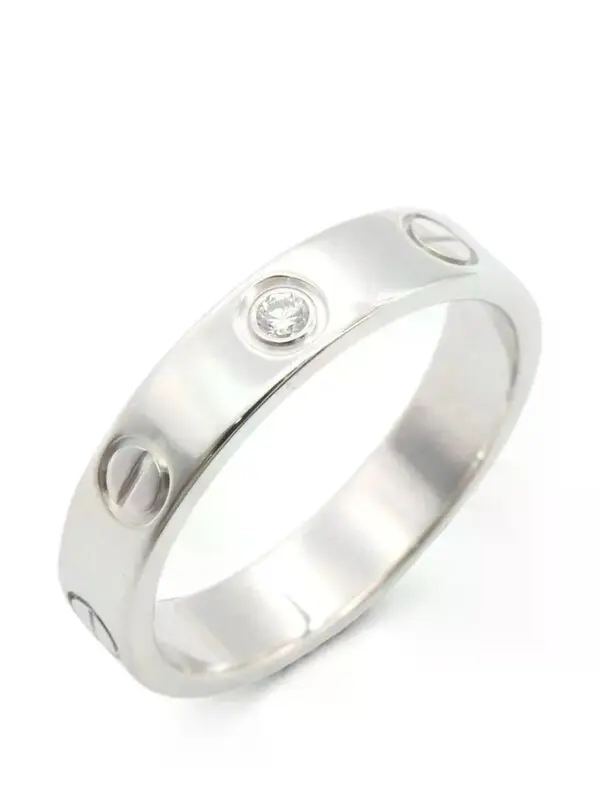 Cartier 18k White Gold Diamond Ring