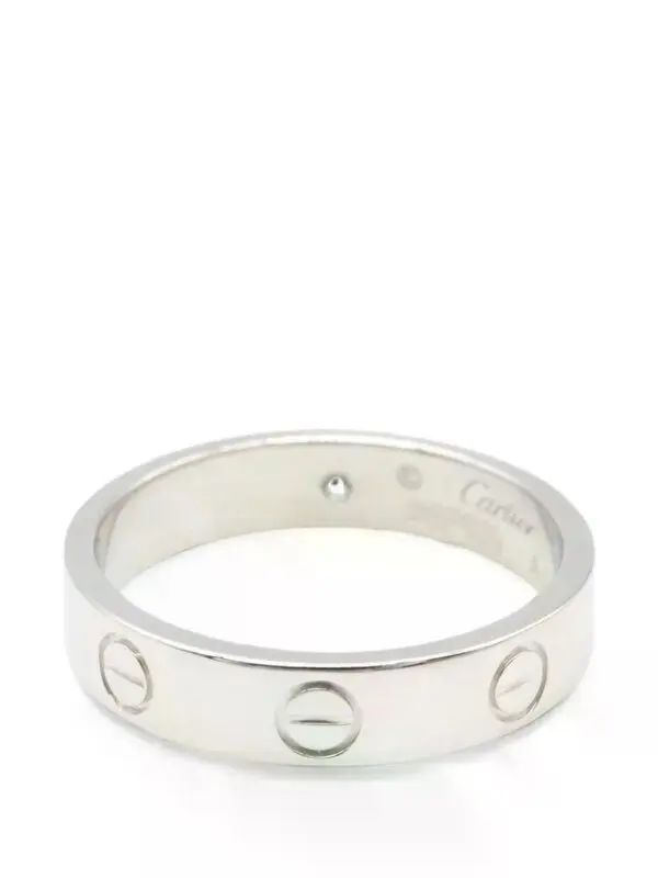 Cartier 18k White Gold Diamond Ring