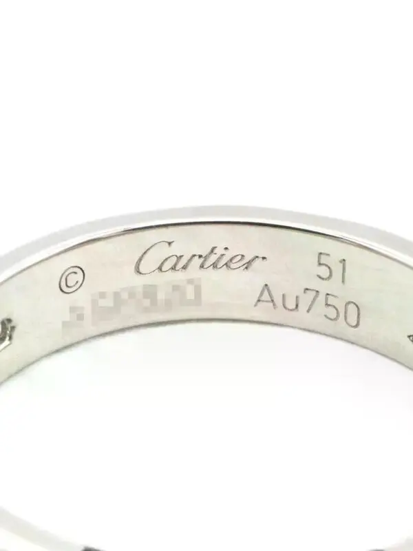 Cartier 18k White Gold Diamond Ring