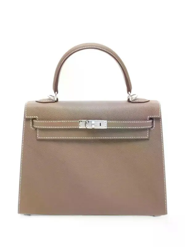 Hermès Kelly 25 Epsom Leather Tote Bag - Neutrals