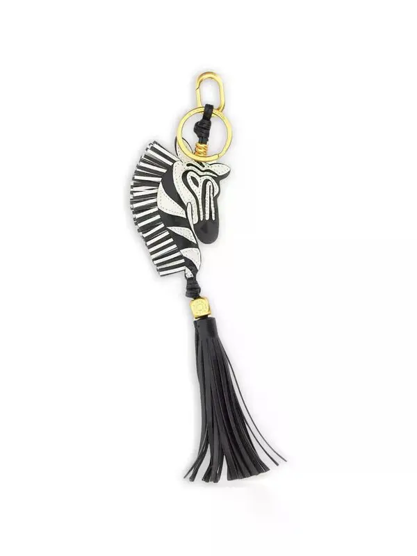 GIANNI CHIARINI Zebra-charm Tassel Keyring