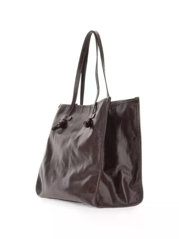 MARCELLA CLUB Glossy Shoulder Bag - Red
