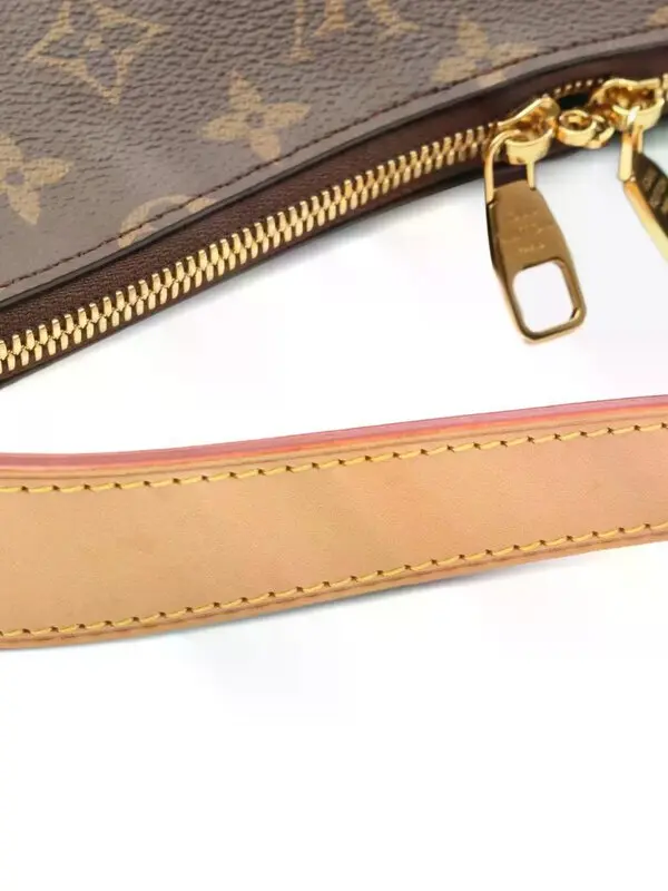 LOUIS VUITTON Slouchy Pm Monogram Tote Bag - Brown