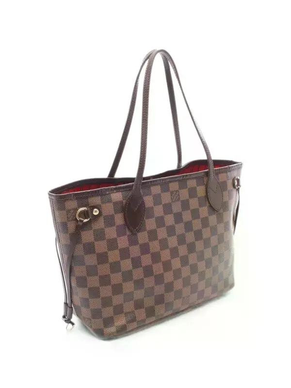 LOUIS VUITTON Damier Ebene Pm Neverfull Tote Bag