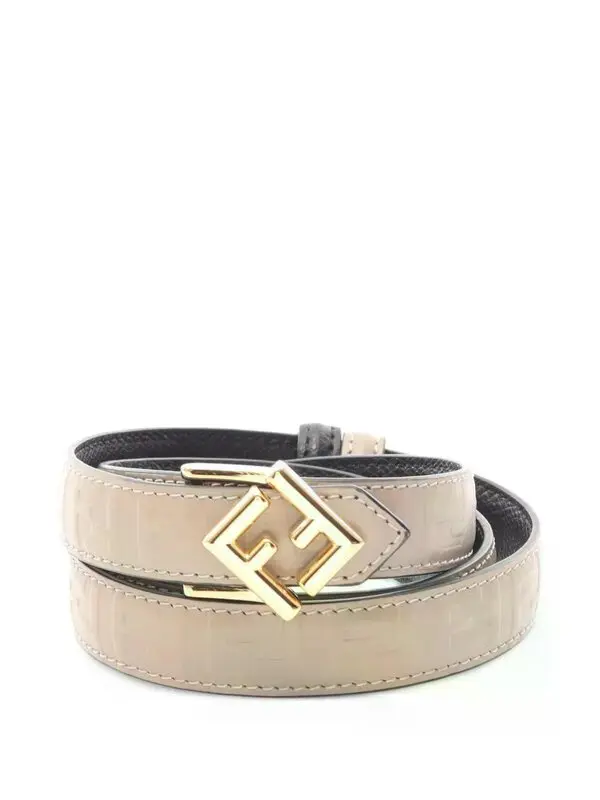 Fendi Reversible Ff Diamond Belt