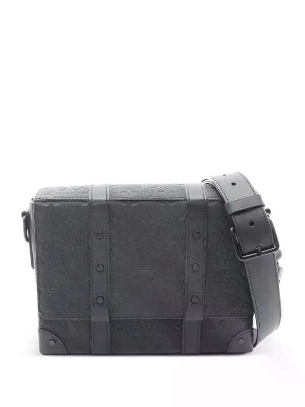 LOUIS VUITTON Pm Trunk Messenger Shoulder Bag - Black