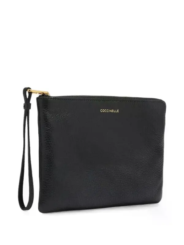 COCCINELLE Alias Grained-leather Clutch Bag