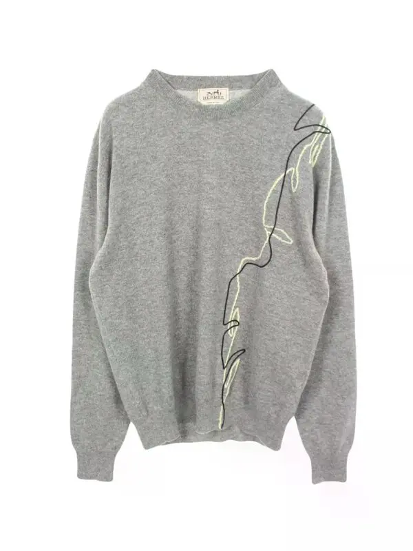 Hermès Embroidered Cashmere Sweater