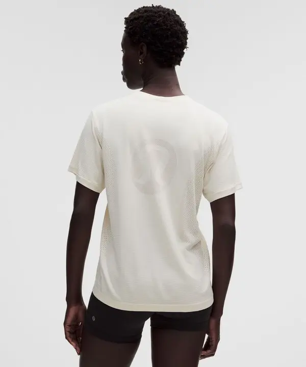 Lululemon Swiftly Relaxed Short-sleeve Shirt - Light Ivory