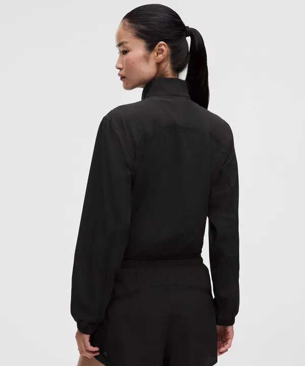 Lululemon Textured Mesh Running Jacket - Black