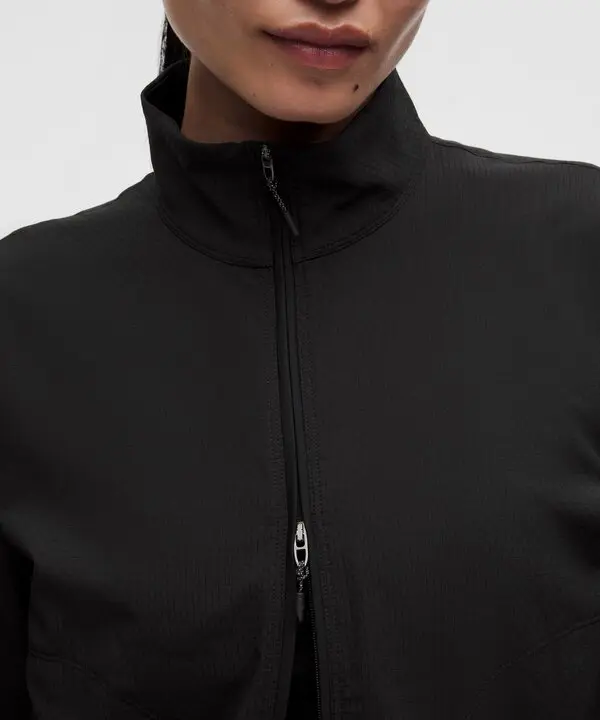 Lululemon Textured Mesh Running Jacket - Black