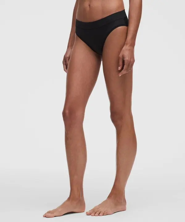 Lululemon Underease Mid-rise Bikini Underwear - Black