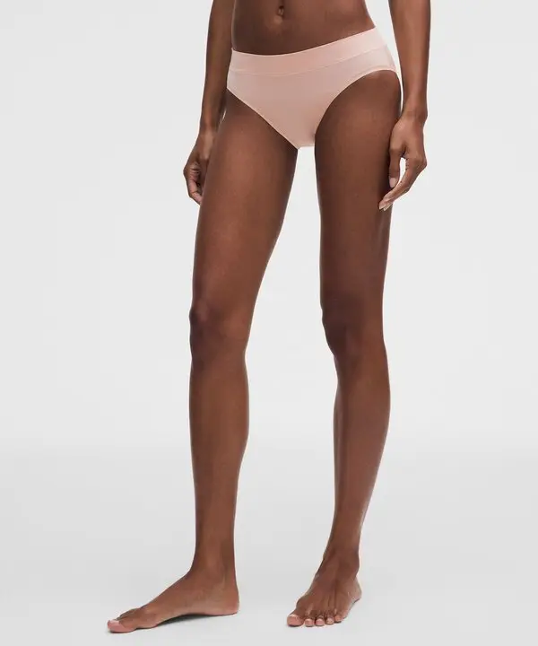 Lululemon Underease Mid-rise Bikini Underwear - Misty Shell