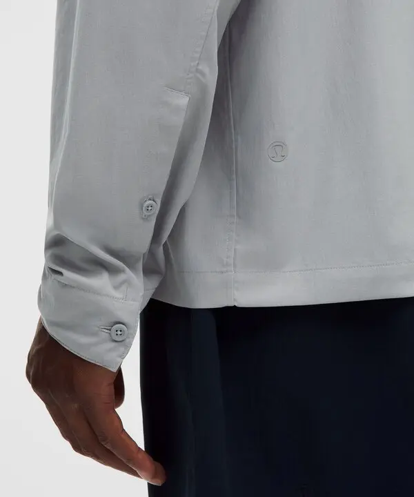 Lululemon Unshaken Long-sleeve Collared Shirt - Feather Grey