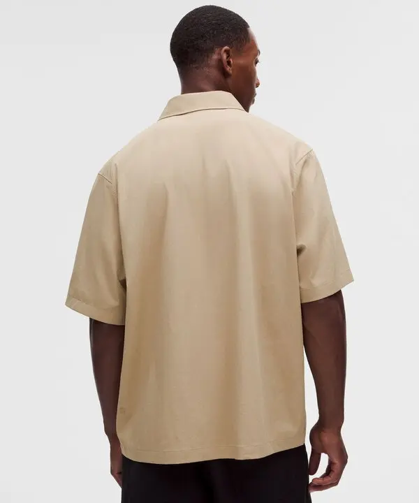 Lululemon Unshaken Short-sleeve Collared Shirt - Rumble Crumble
