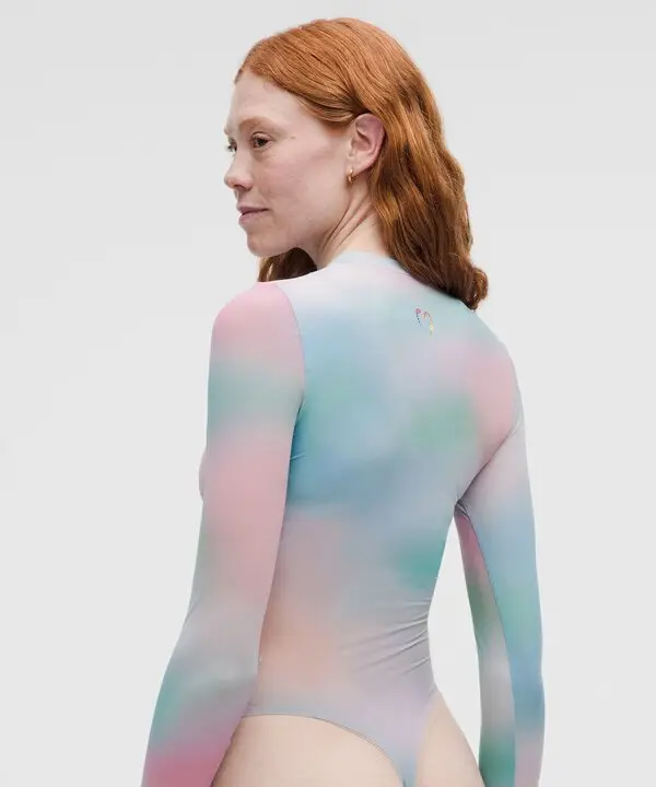 Lululemon Wundermost Ultra-soft Nulu Mesh Long-sleeve Crewneck Bodysuit