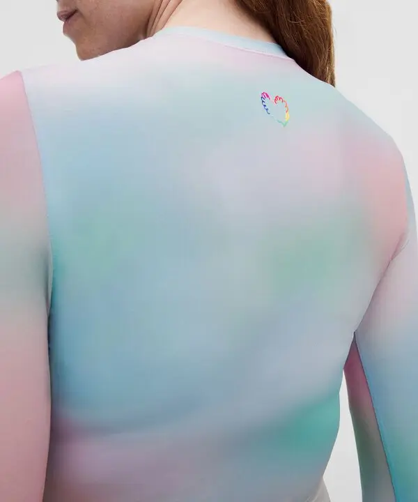 Lululemon Wundermost Ultra-soft Nulu Mesh Long-sleeve Crewneck Bodysuit
