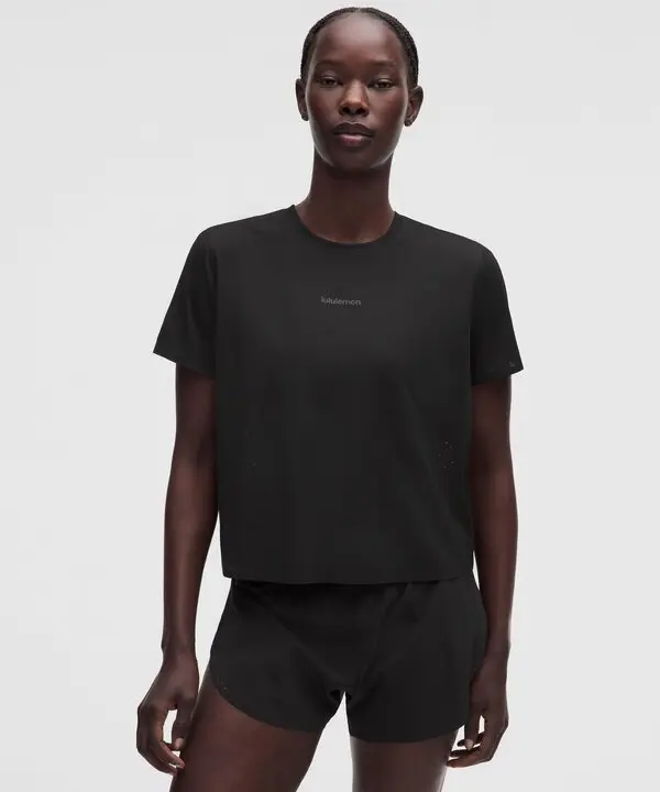Lululemon Fast And Free Short-sleeve Shirt - Black