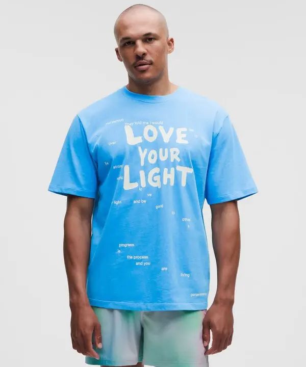 Lululemon Heavyweight Cotton Jersey T-shirt - Ocean Wave