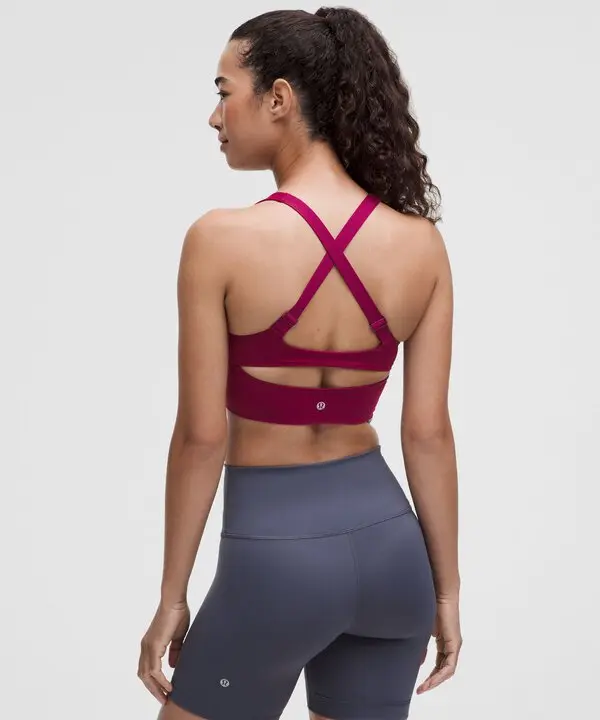 Lululemon Like A Cloud Train Bra - Raspberry Rave
