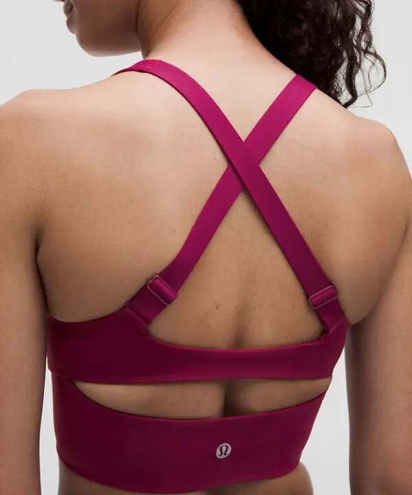 Lululemon Like A Cloud Train Bra - Raspberry Rave