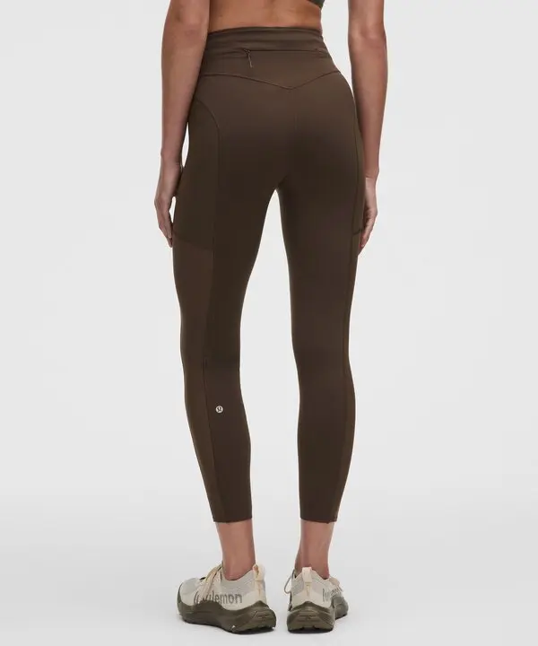 Lululemon No Line High-rise Running Tight 25 - Walnut Crunch