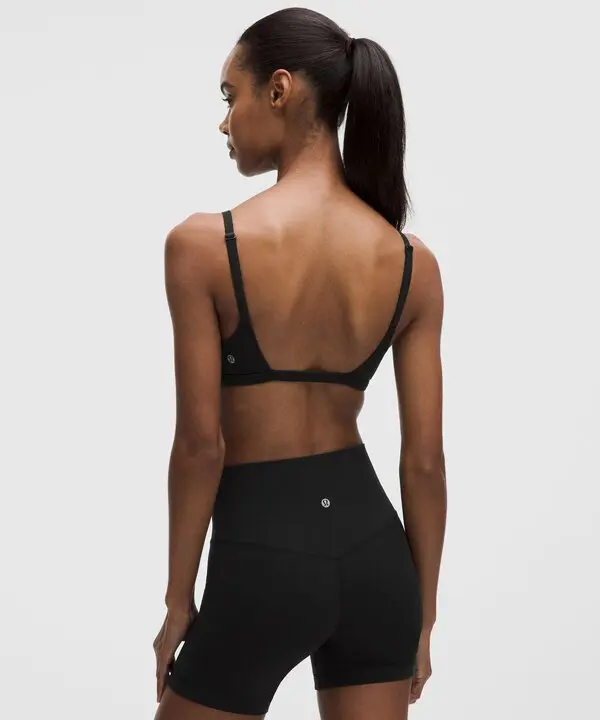 Lululemon Ribbed Cami-strap Bra - Black