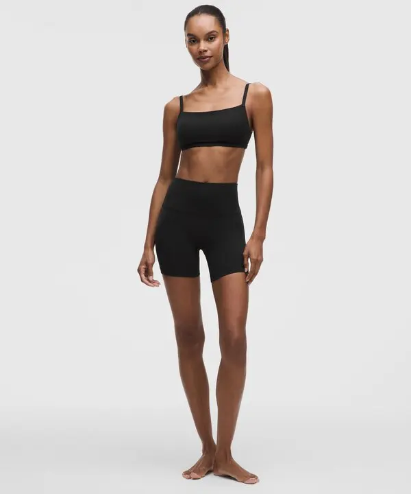 Lululemon Ribbed Cami-strap Bra - Black
