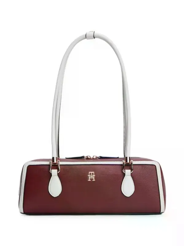 Tommy Hilfiger Grained Texture Shoulder Bag - Red