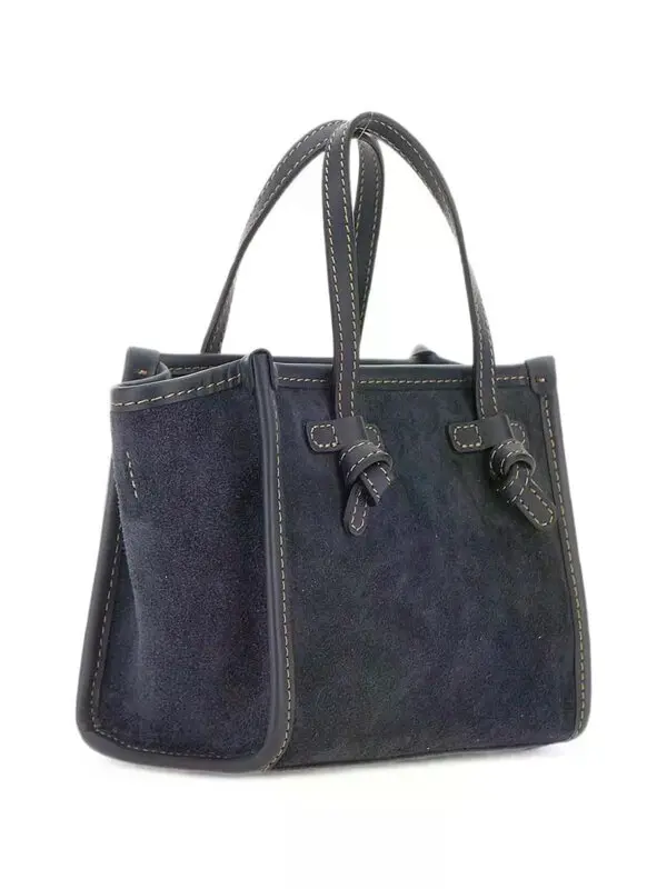 GIANNI CHIARINI Small Miss Marcella Suede Tote Bag - Blue