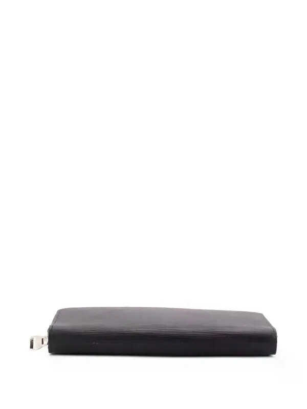 LOUIS VUITTON Zippy Organizer Epi Leather Small Wallets - Black