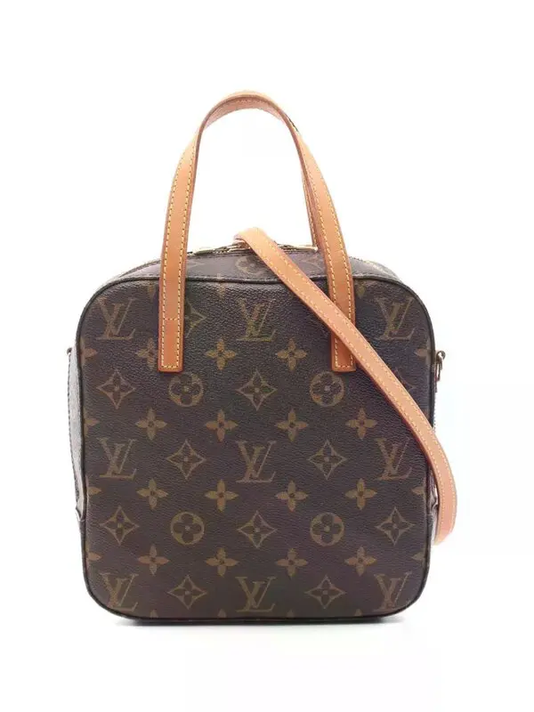 LOUIS VUITTON Monogram Spontini Handbag - Brown