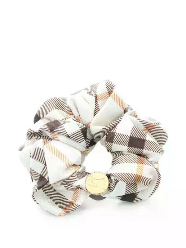 Burberry Check-pattern Scrunchie - Neutrals