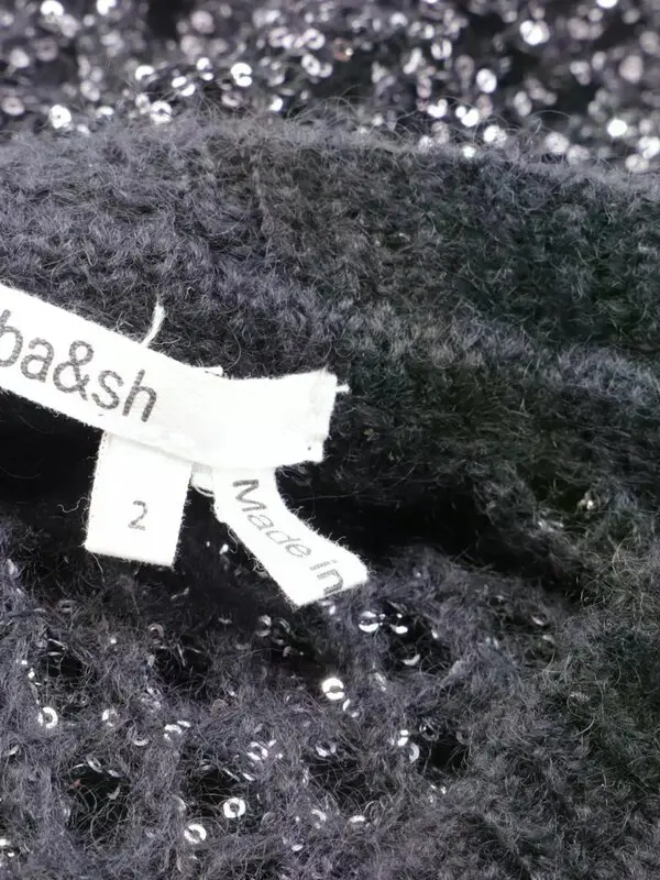 Ba&sh Sequin Embellished Sweater