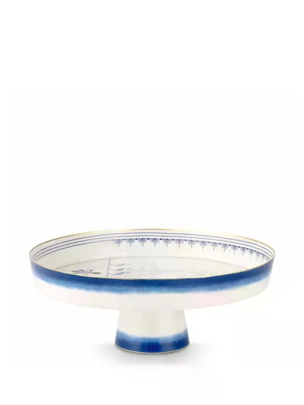 PIP STUDIO Pip And The Bird Floral-print Cake Stand