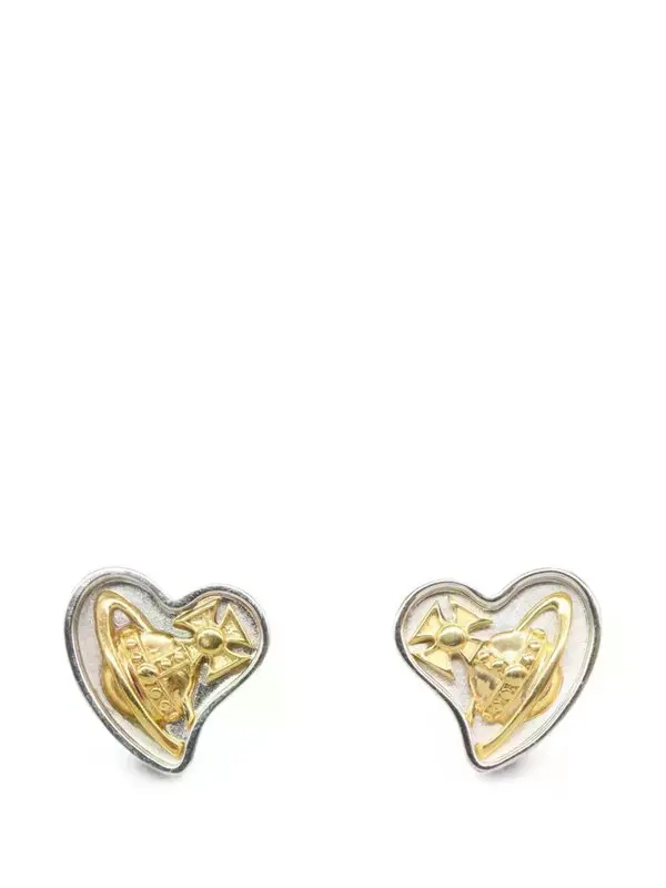 VIVIENNE WESTWOOD Orb Heart Earrings