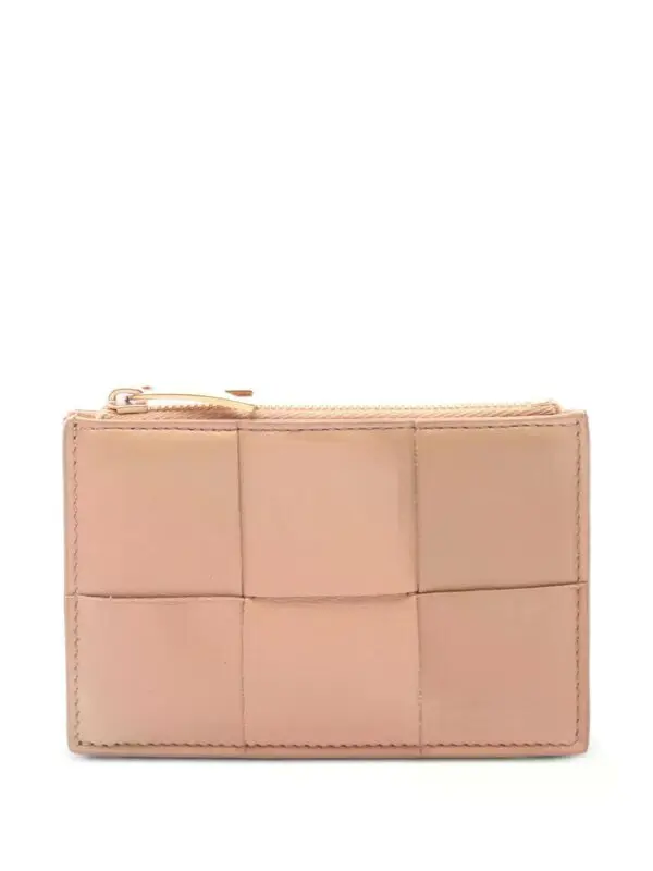 Bottega Veneta Cassette Card Case - Neutrals