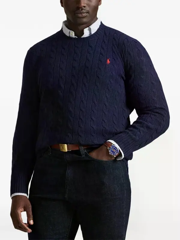 Polo Ralph Lauren Cable Knit Crew Neck Sweater