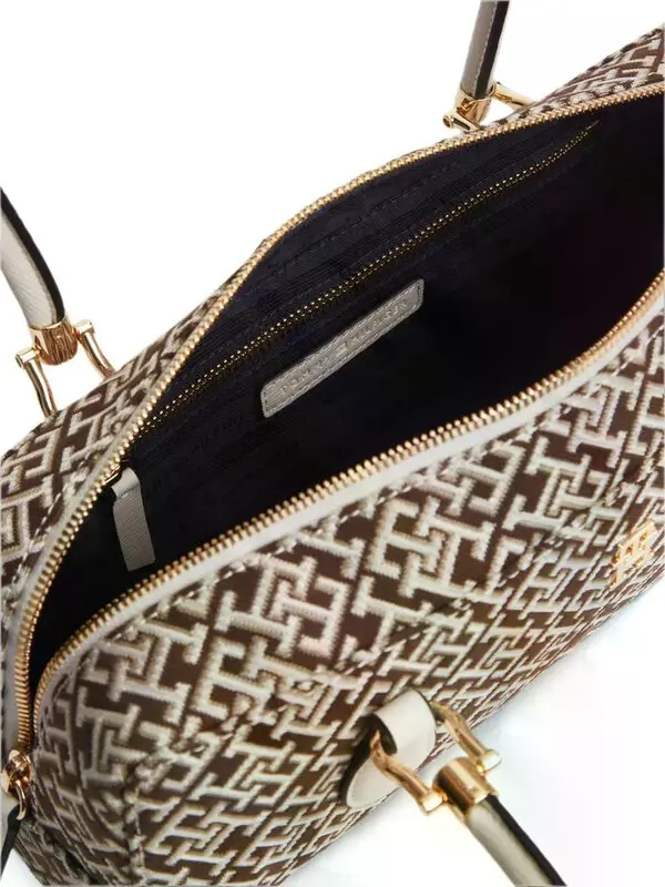 Tommy Hilfiger Monogram Jacquard Shoulder Bag