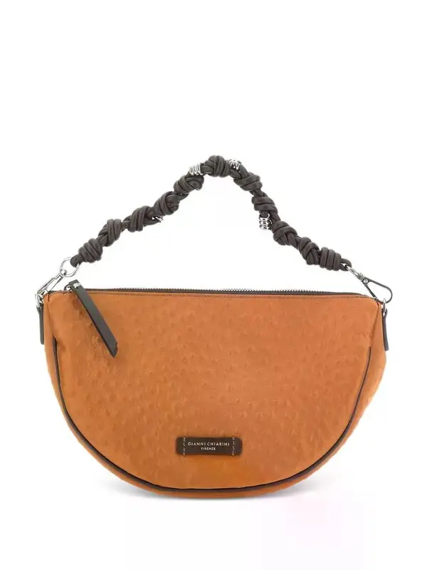 GIANNI CHIARINI Small Cleo Shoulder Bag - Orange