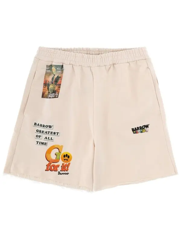 BARROW Shorts Con Stampa