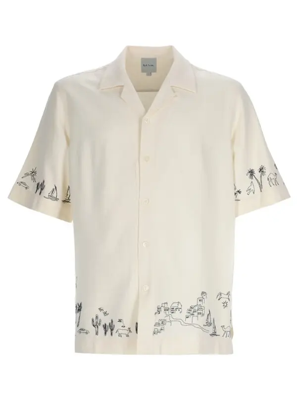 Paul Smith Camicia Con Ricami
