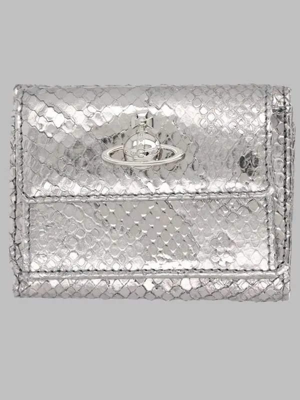 VIVIENNE WESTWOOD Portafoglio Con Dettaglio 'orb - Grey